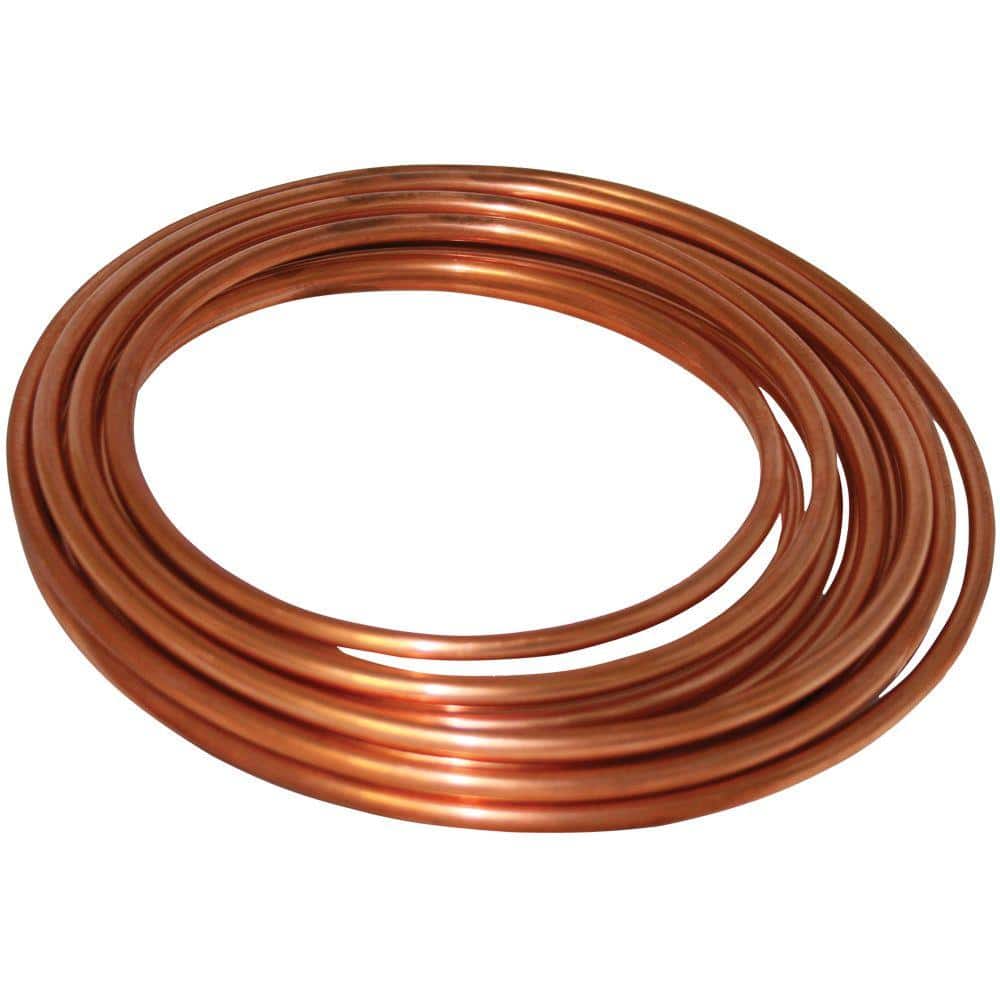 Everbilt 3/8 in. x 20 ft. Copper Utility Coil CU06020 - The Home Depot
