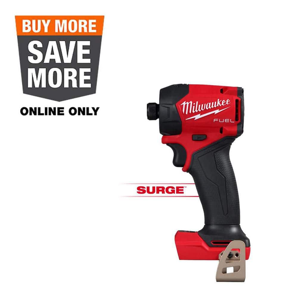 Milwaukee M18 FUEL SURGE 18V Lithium-Ion Brushless Cordless 1/4 in. Hex ...