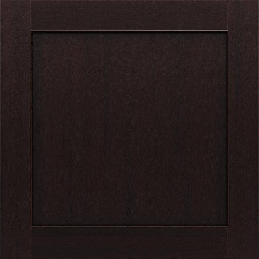 American Woodmark Leesburg 11 9/16-in. W x 3/4-in. D x 11 1/2-in. H in Duraform Espresso Cabinet ...
