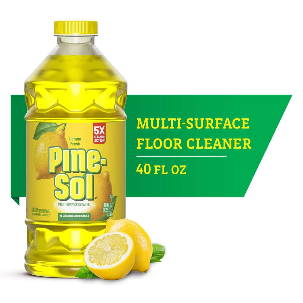 Pine-Sol 40 oz. Lemon All-Purpose Cleaner 10041294601655 - The Home Depot
