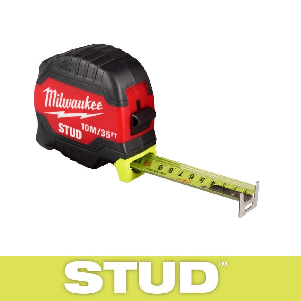 Milwaukee 10m/35 ft. Gen II STUD Tape Measure With SAE & Metric Blade ...