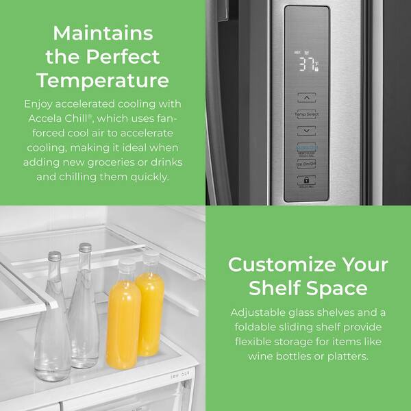 KENMORE 28.6 cu. ft. Standard Depth French Door Refrigerator in ...