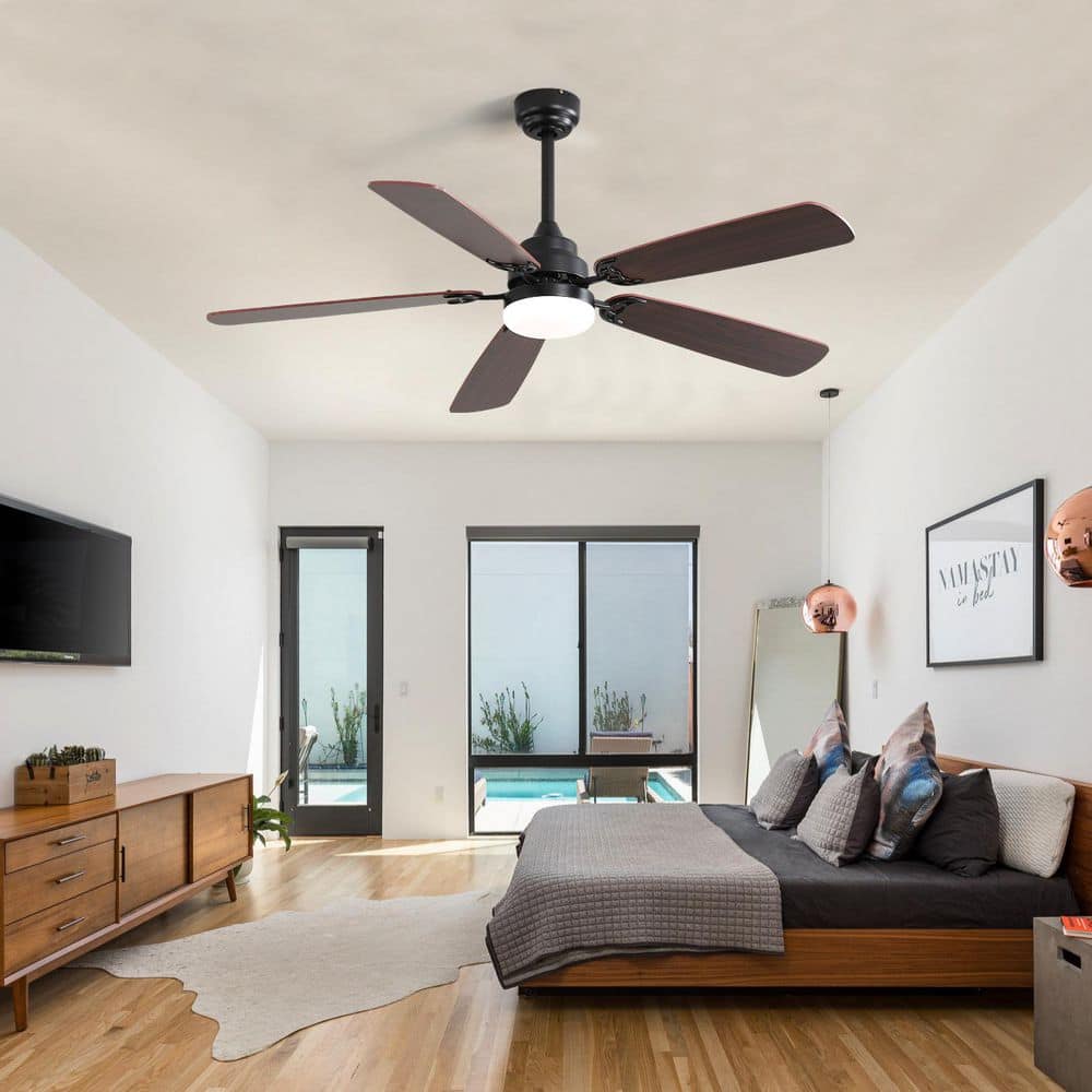 Have a question about Byteany 52 in. Indoor Black Ceiling Fan with ...