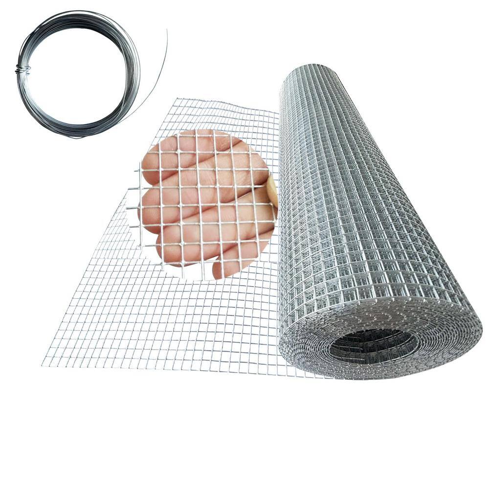 Angel Sar 1/4 in. x 1.33 ft. x 20 ft. Hardware Cloth, 23 Gauge Hot-dip ...