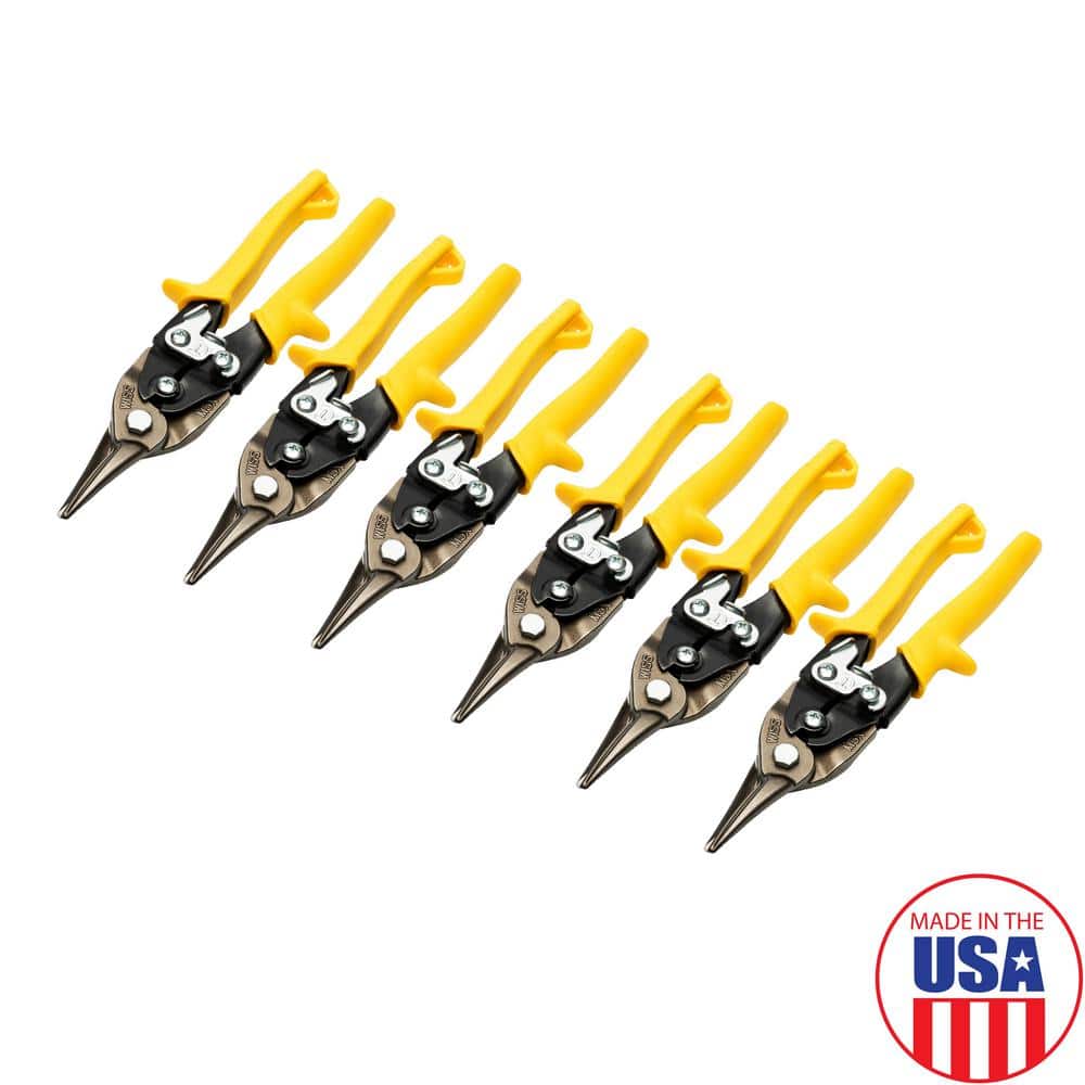 Crescent Wiss 9-3/4 in. Compound Action Straight, Left, and Right Cut ...