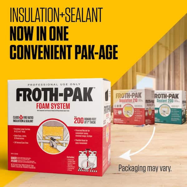 FROTH-PAK 200 Insulation and Sealant Spray Foam System 12031949 - The ...