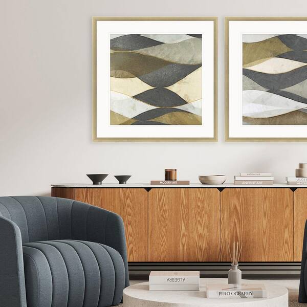 Paragon Natural Waves by Saunders 1 Piece Framed Canvas Transfer ...