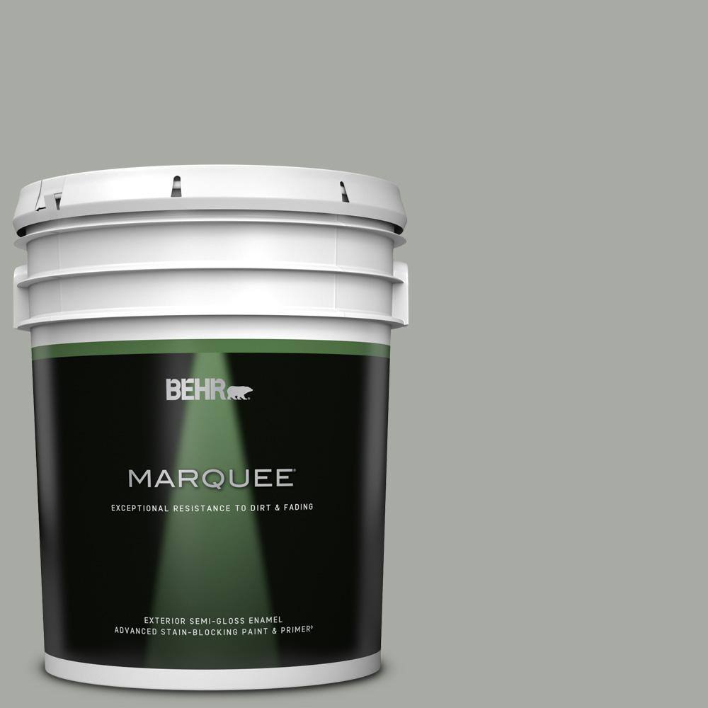 BEHR MARQUEE 5 gal. #PPU25-15 Flipper Semi-Gloss Enamel Exterior Paint ...