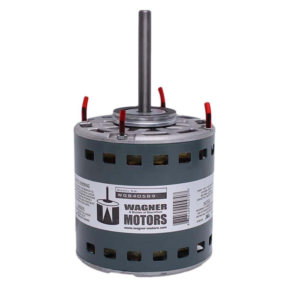 Wagner Direct Drive Furnace Blower Motor, 3/4HP, 1075/3 RPM, 9.5FLA ...