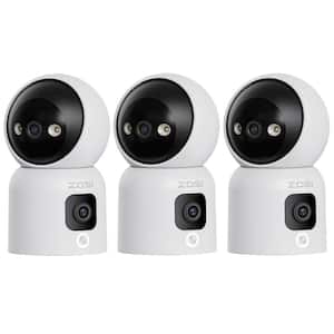 ZOSI 4K 8MP Plug-in Smart Home Security Camera Indoor, 360° PT Baby/Pet ...