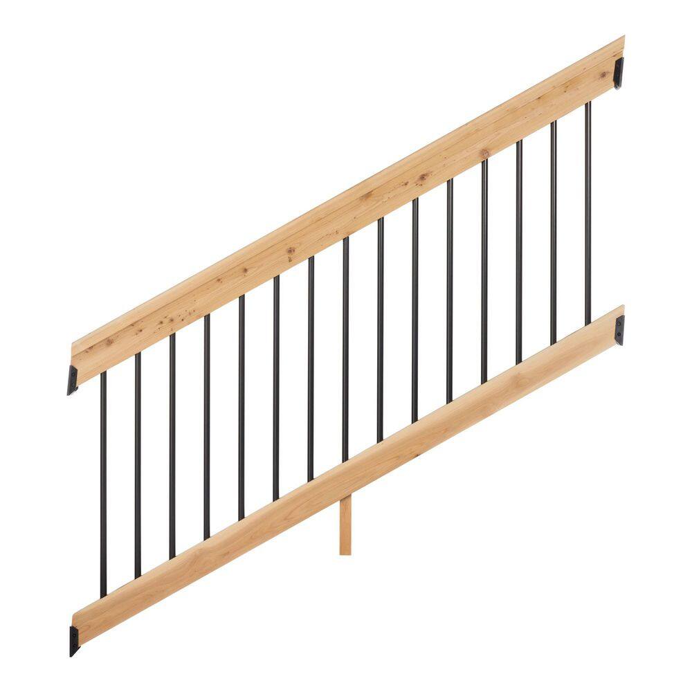 Reviews for ProWood Western Red Cedar Stair 6 ft. Railing Kit with ...