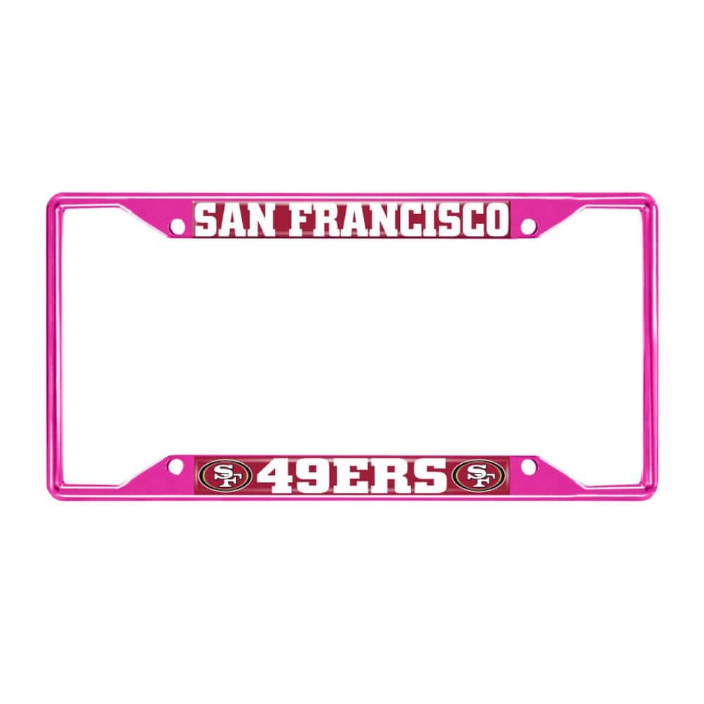 FANMATS Universal Fit NFL - San Francisco 49Ers License Plate Frame ...
