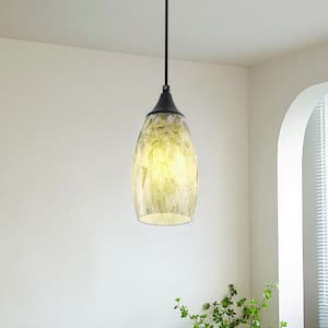 Predosola 4.72 in. 1-Light Kitchen Island Green Pendant Light Vintage ...