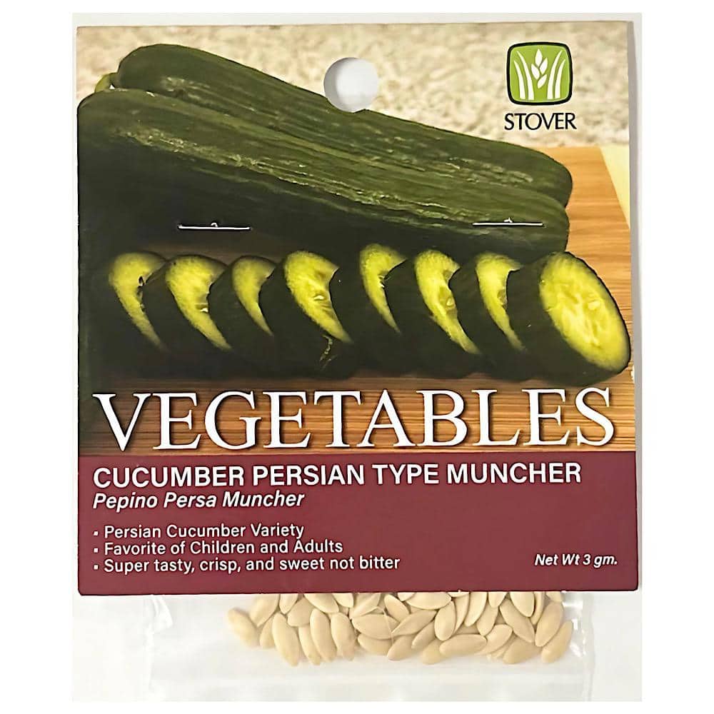 Stover Seed Cucumber Seed Persian Muncher Type 80097-6 - The Home Depot