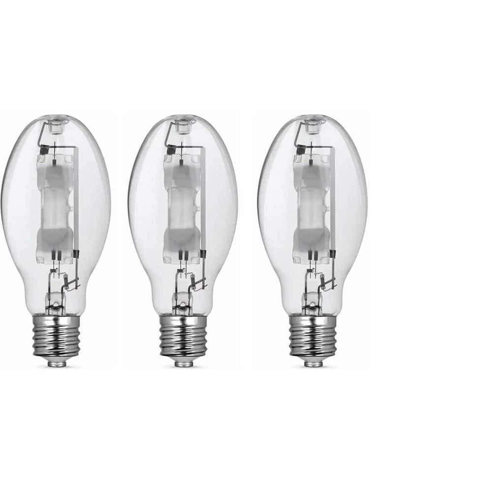 AMAX LIGHTING 400-Watt ED28 Shape Cool White (4000K) Clear Metal Halide ...