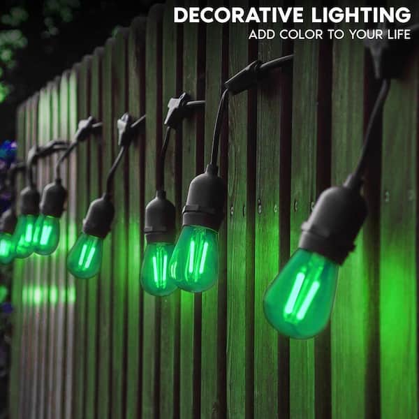 Green Colored Light Bulbs