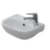 Barclay Products Caroline 380 15 in. Wall Hung Sink in White 4R-2000WH - The Home Depot