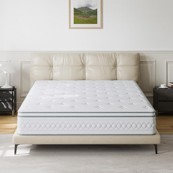 Babo Care Full Size Medium Comfort Hybrid Memory Foam 12 in. Breathable ...