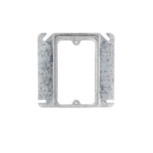 RACO 4 in. W Steel Metallic 1-Gang Single-Device Square Cover, 5/8 in ...
