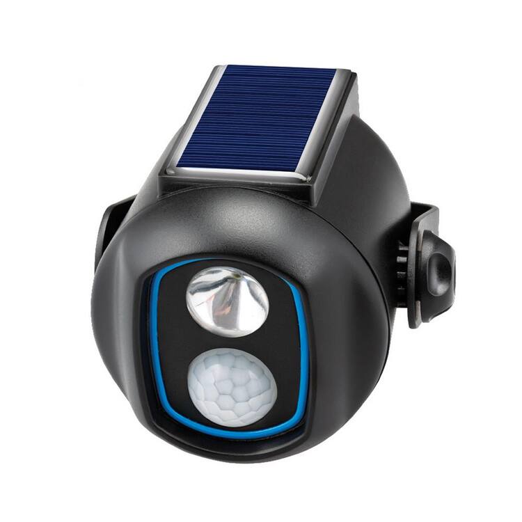 Sensor Brite Black Solar Powered Motion Activated Outdoor Integrated ...