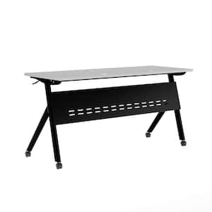 Carnegy Avenue Palmer Commercial Grade 24 in. Rectangular Gray Top ...