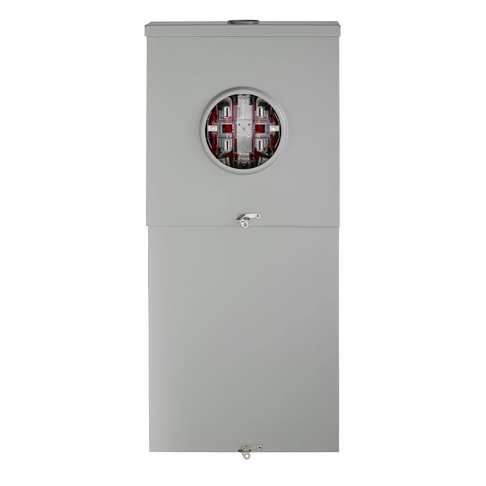 Leviton 150 Amp 8-Space Outdoor Load Center Meter Main with Main ...