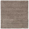 SAFAVIEH Evolution Shag Brown 7 ft. x 7 ft. Square Solid Area Rug ...