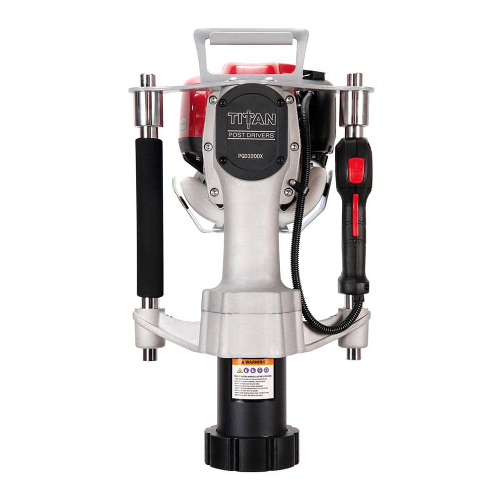 TITAN POST DRIVERS X Contractor Grade 4-Stroke Gas Powered Post Driver ...