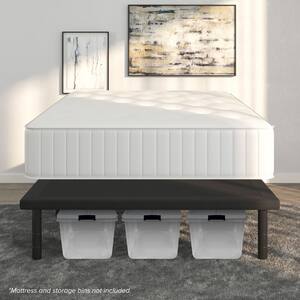 Hollywood Bed Frame Emerge Black Steel Frame Queen Platform Bed with ...