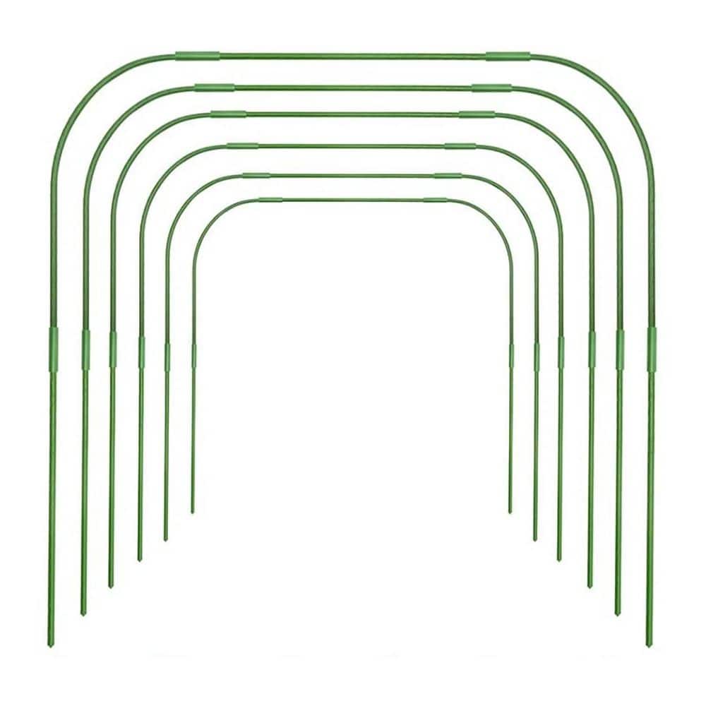 Cubilan Green Metal Garden Mesh Netting Kit with Screen Mesh Hoops ...