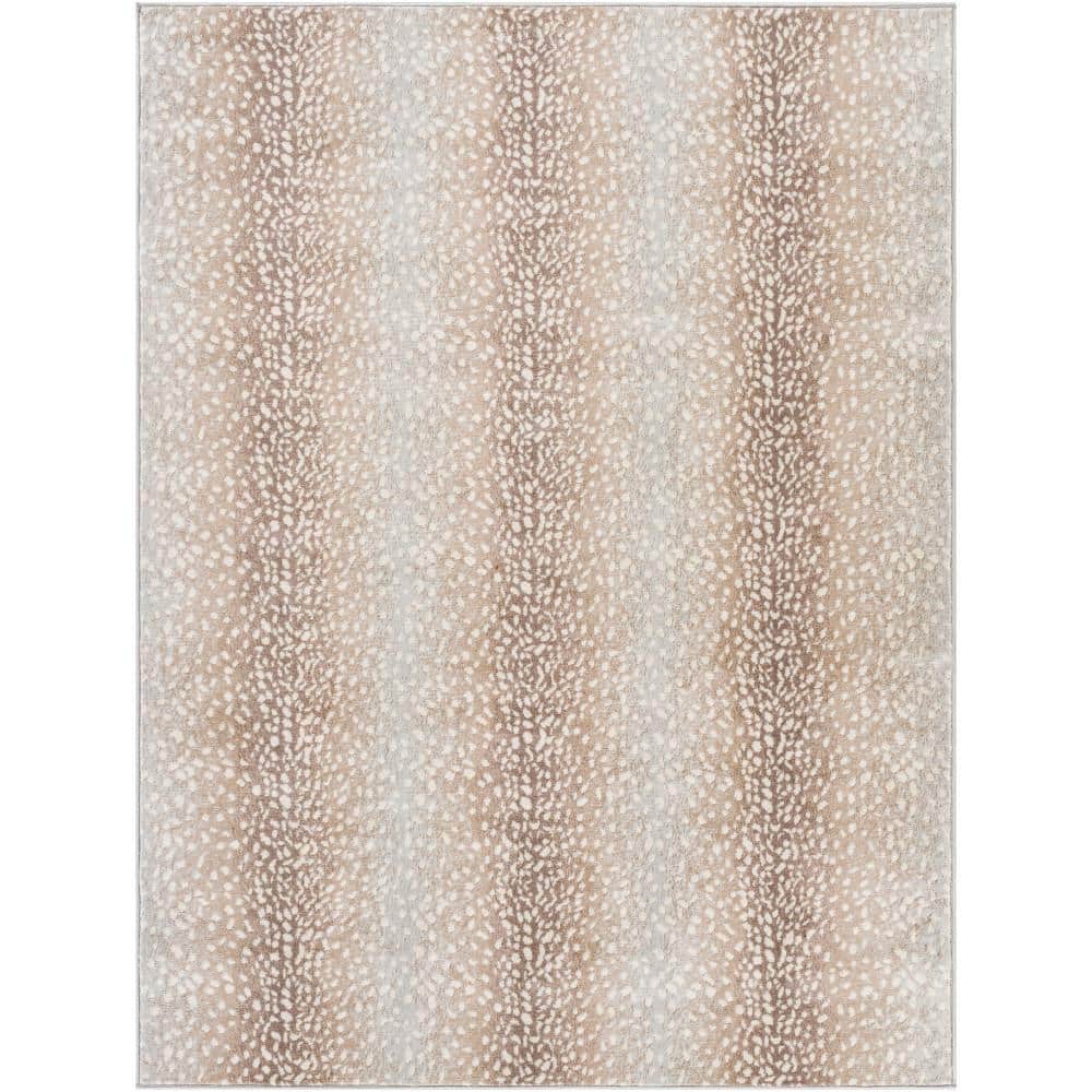 Livabliss Pablo Camel/Light Gray 9 ft. x 12 ft. Area Rug S00161033072 ...