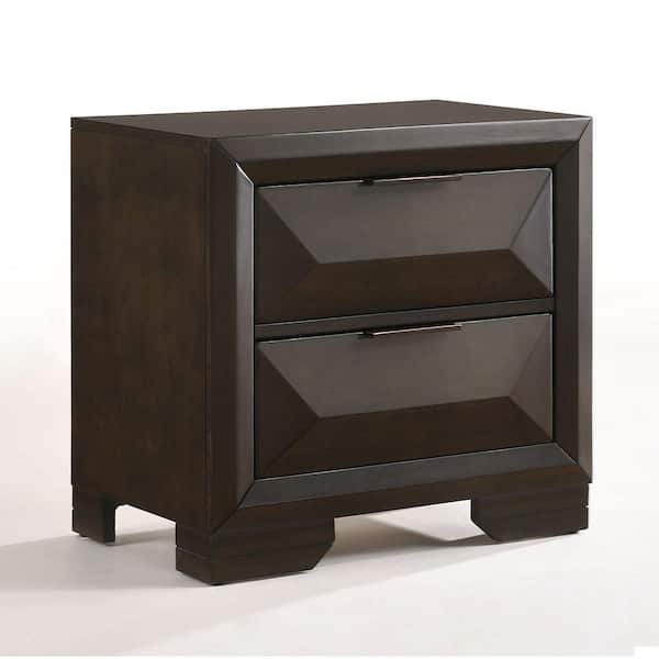 Acme Furniture Merveille Espresso Nightstand 22873 - The Home Depot