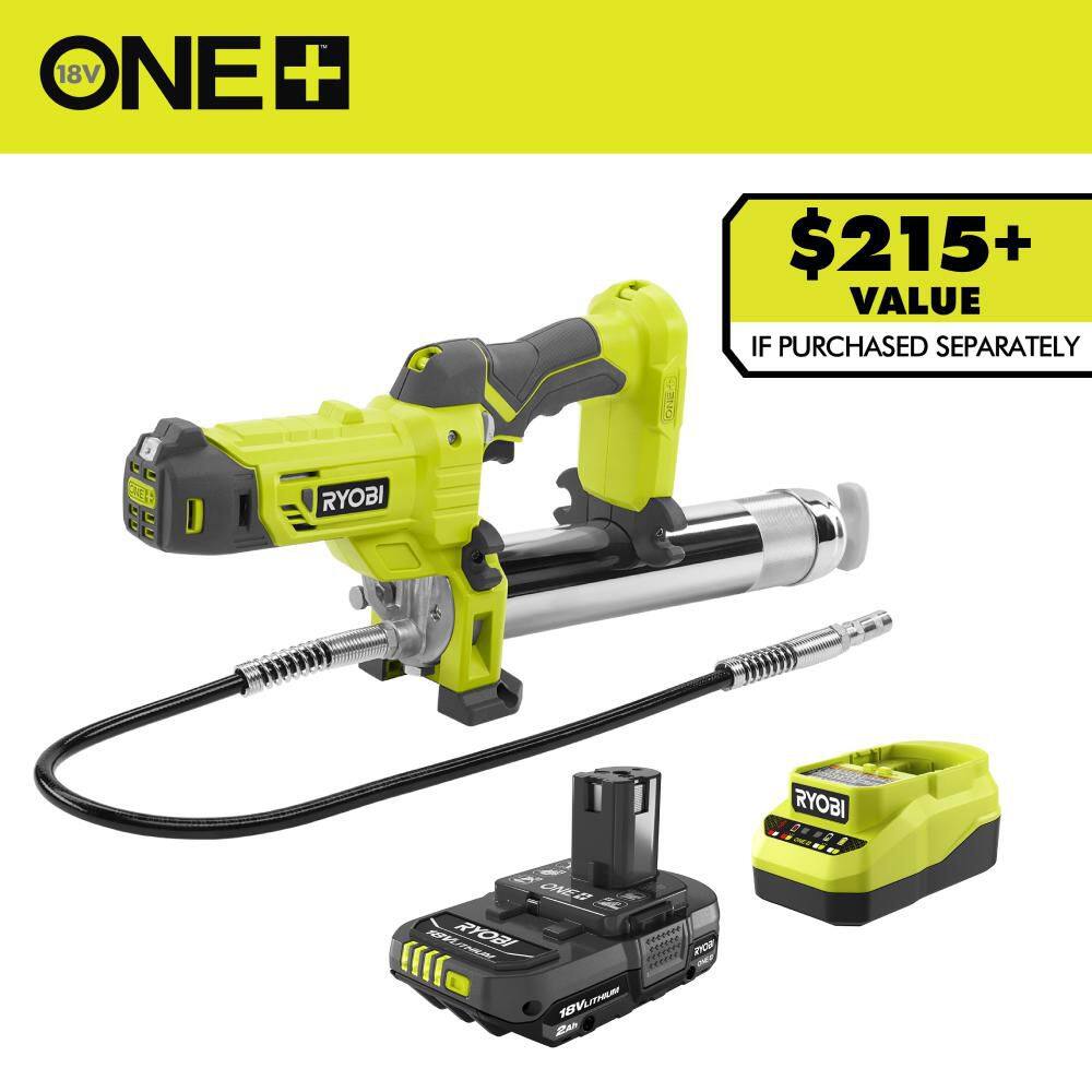 Reviews for RYOBI ONE+ 18V Cordless Grease Gun with FREE 2.0 Ah Battery ...