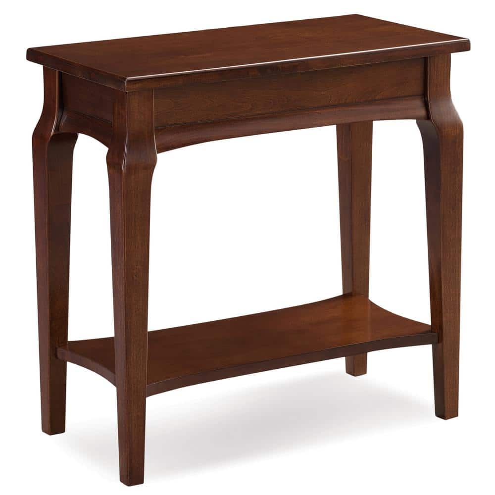 Leick Home Stratus 12 in. Heartwood Cherry Rectangle Solid Wood Narrow ...