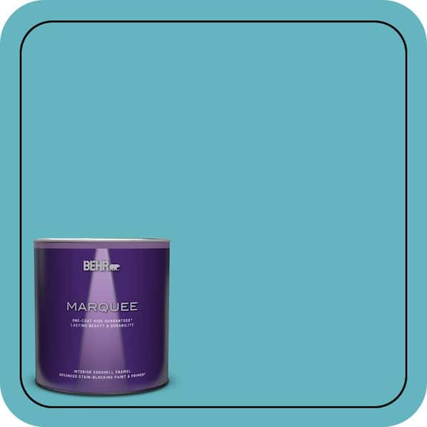 BEHR MARQUEE 1 qt. #MQ4-51 Adonis One-Coat Hide Eggshell Enamel ...