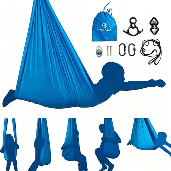 Primehome Harkla Sensory Swing for Kids & Adults, Holds 300 lbs, Indoor ...