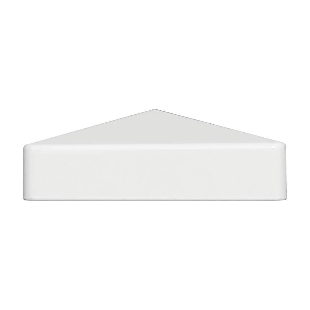 Illusions 5 in. x 5 in. Flat Outside Cap Vinyl V55FO - The Home Depot