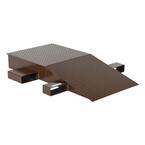 Vestil 48 in. x 24 in. x 6.25 in. Steel Wheel Riser SWR-24-6-48