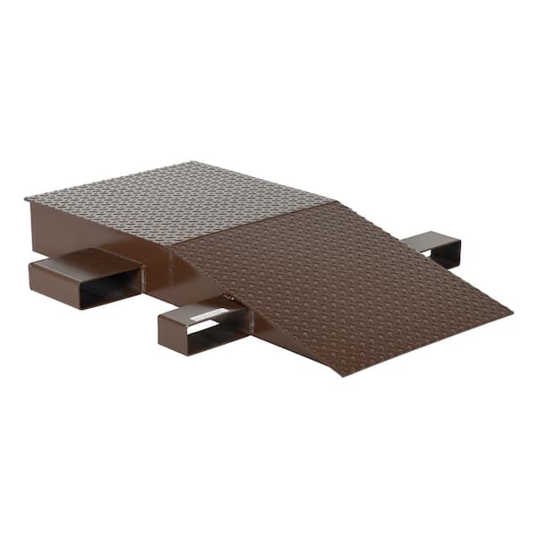 Vestil 48 in. x 24 in. x 6.25 in. Steel Wheel Riser SWR-24-6-48 - The ...