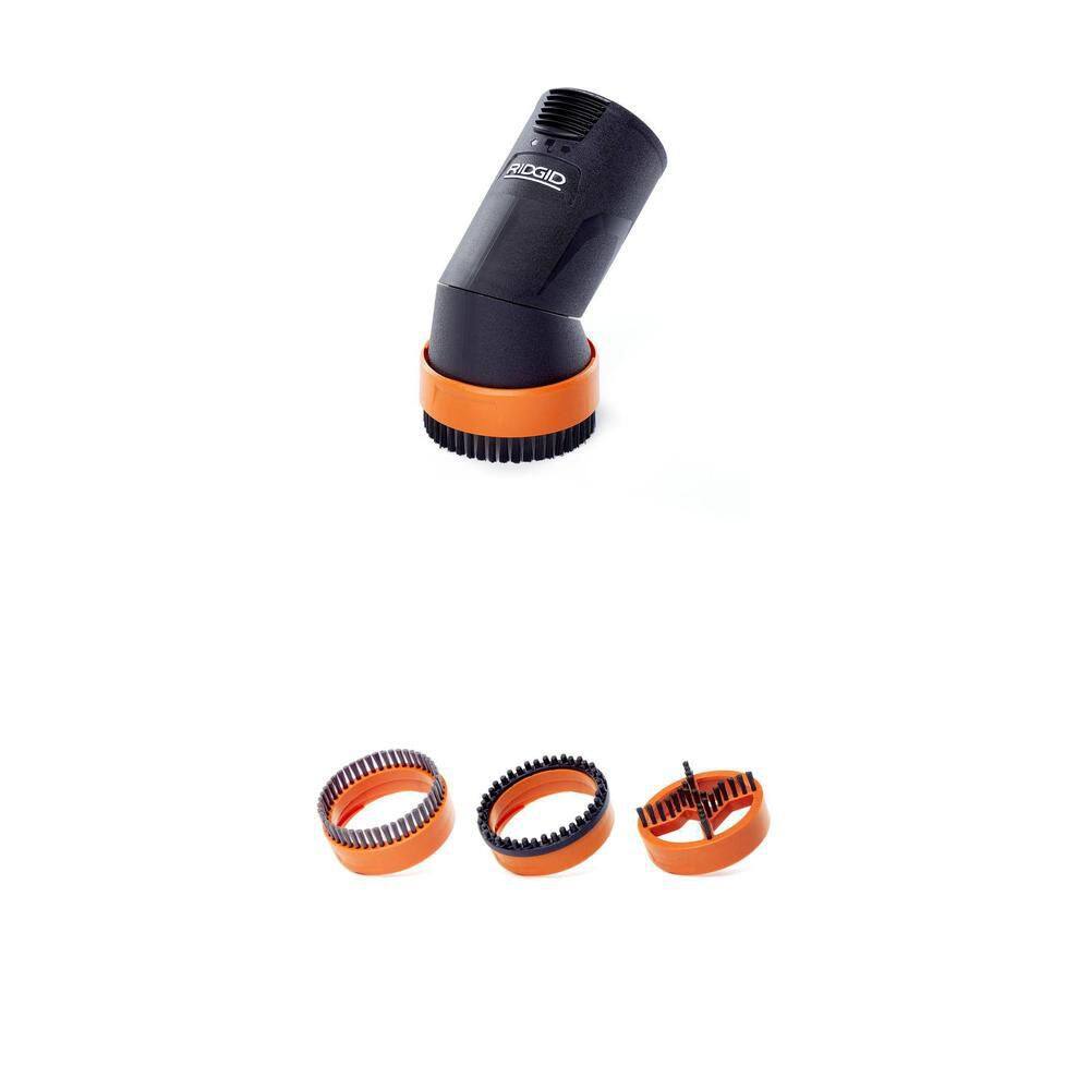 RIDGID 2-1/2 in. MAX2501 NXT Max Rotating Dusting Brush Shop Vacuum ...