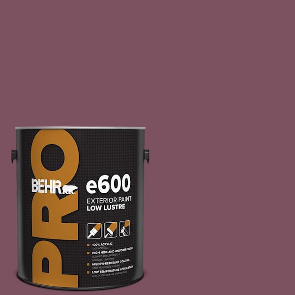 BEHR PRO 1 gal. #PPU1-19 Classic Berry Low Luster Exterior Paint ...