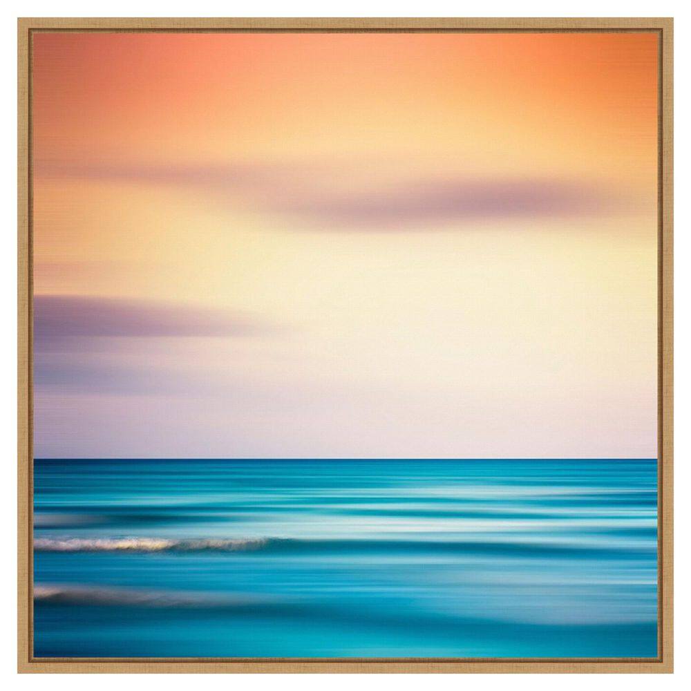 Amanti Art Sunset Shimmer by Dirk Wustenhagen 1-Piece Floater Frame ...