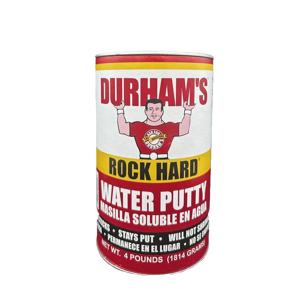 Durham's Rock Hard DU-4 4 lb. Water Putty DU-4 - The Home Depot