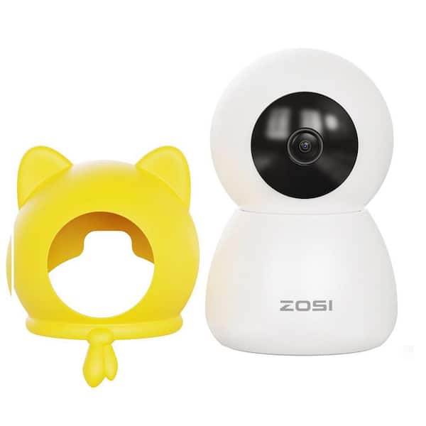 ZOSI C516 2.5K 4MP Indoor Smart Plug-in Home Security Camera with 360 ...