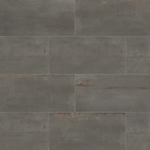 Bedrosians Gemma Grey Onyx 2 in. x 2 in. s Honed Porcelain Mosaic Wall ...