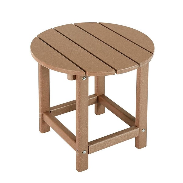 Round Patio Side Table End Table, Outdoor Side Tables for Patio ...