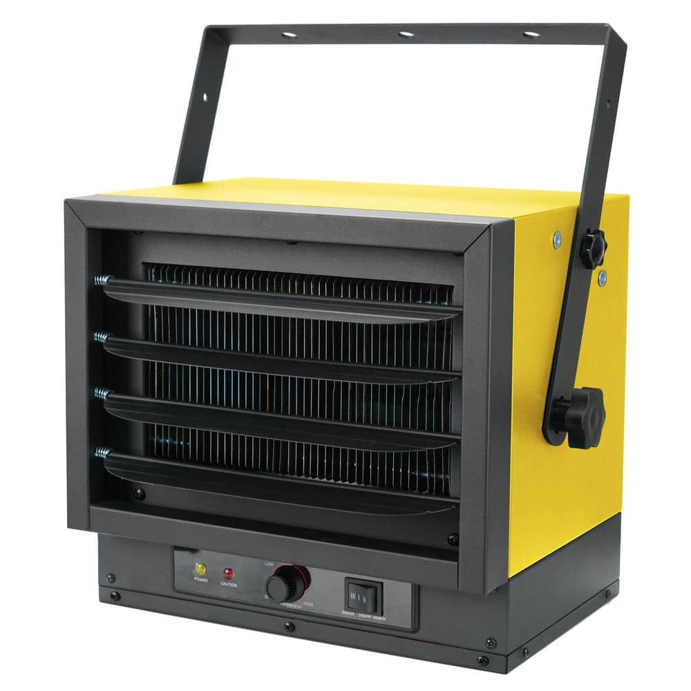 DuraHeat 5000-Watt Hardwire Forced Air Garage Electric Ceiling Heater ...