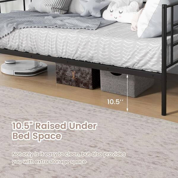 Raised twin platform bed store