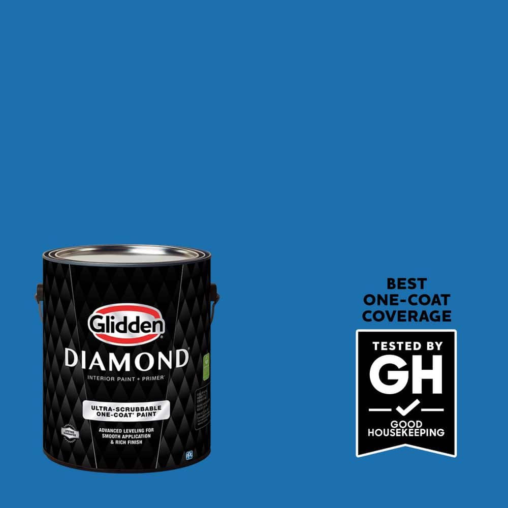Glidden Diamond 1 gal. Planetarium PPG1242-6 Satin Interior Paint with ...