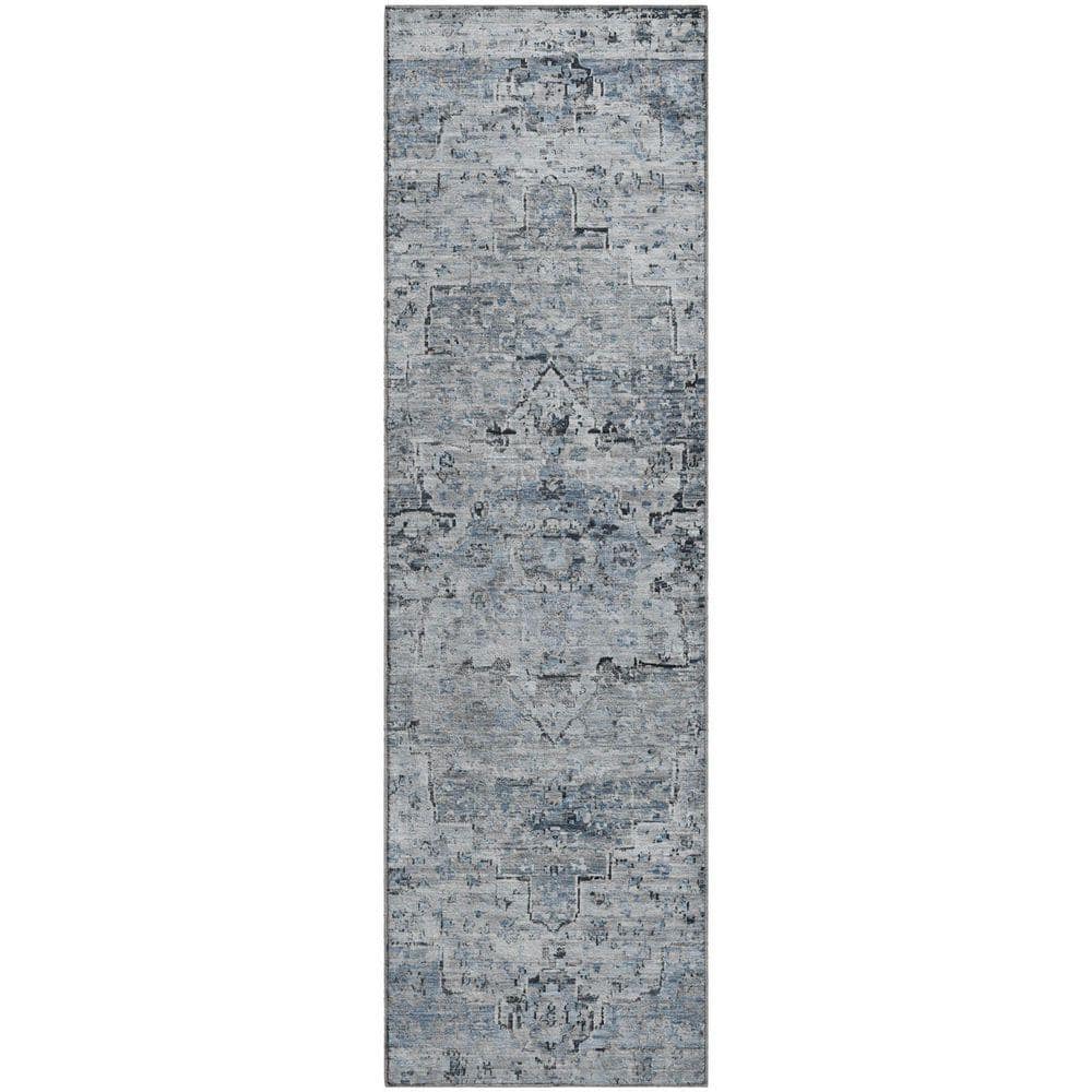 Addison Rugs Mayfield Premium Machine Washable Abstract AMF1832 Sky 2 ...